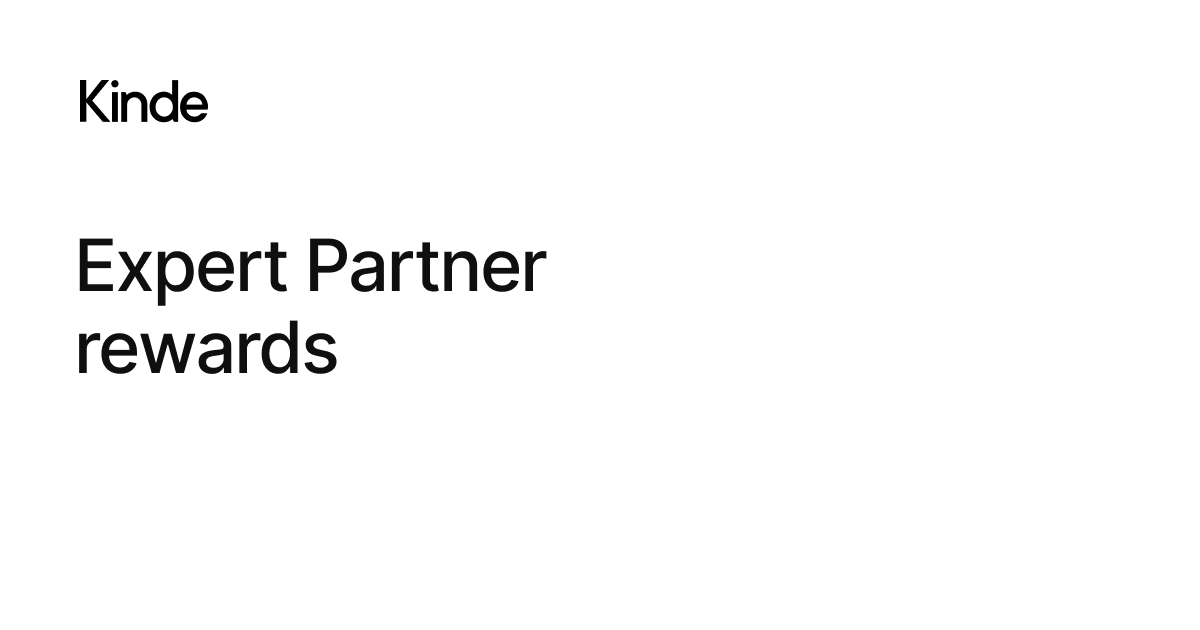 Kinde Partner Rewards