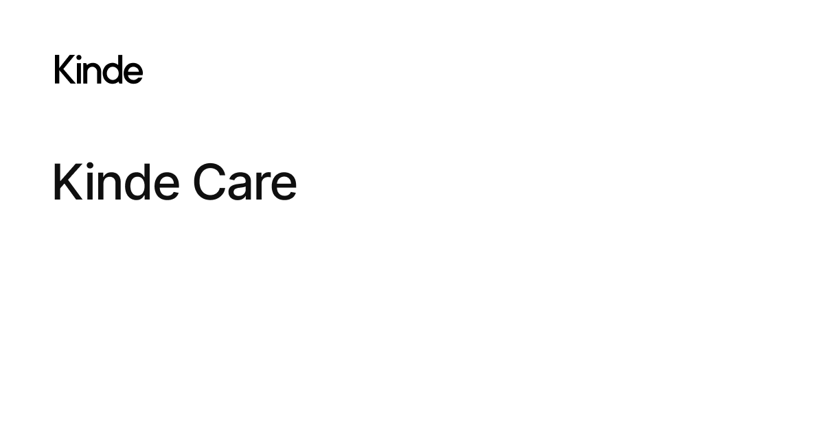 Kinde | Kinde Care Kinde | Kinde Care